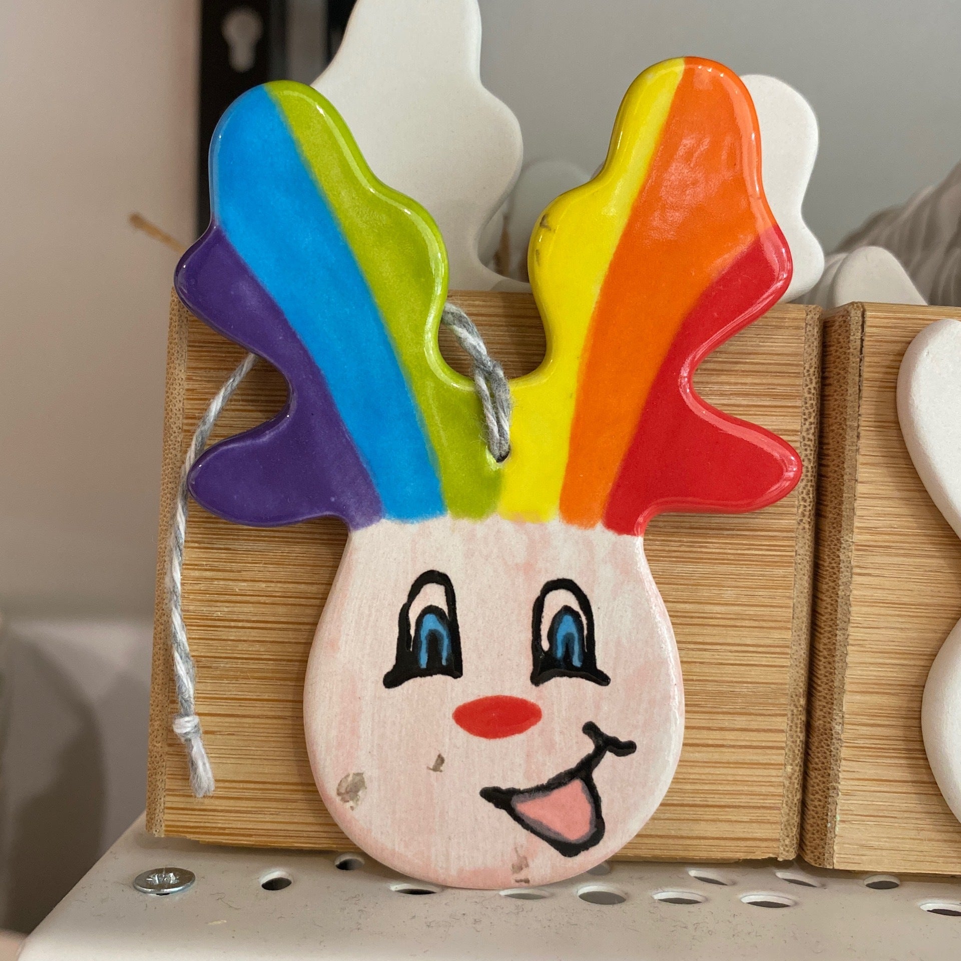 Flat reindeer ornament | Pinta Crafts